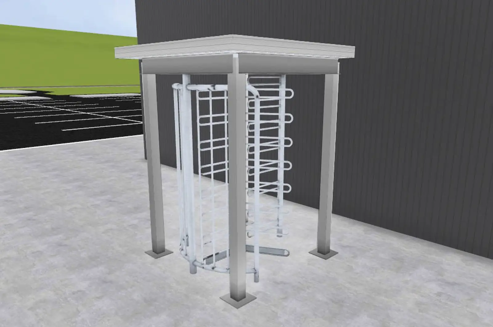 Turnstile Shelters | Turnstile Canopies | Panel Built