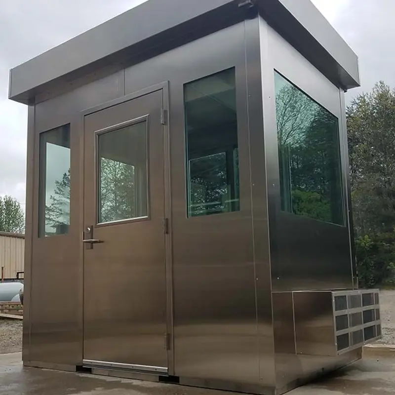 Welded Steel Booth | Steel Framed Buildings | Panel Built