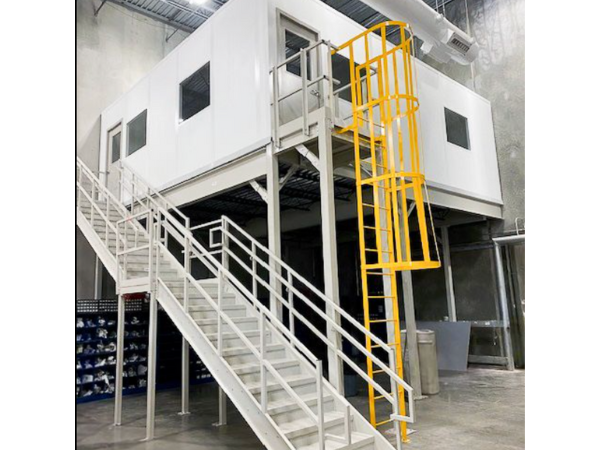 Mezzanine Office | Custom Offices on Mezzanine | Panel Built