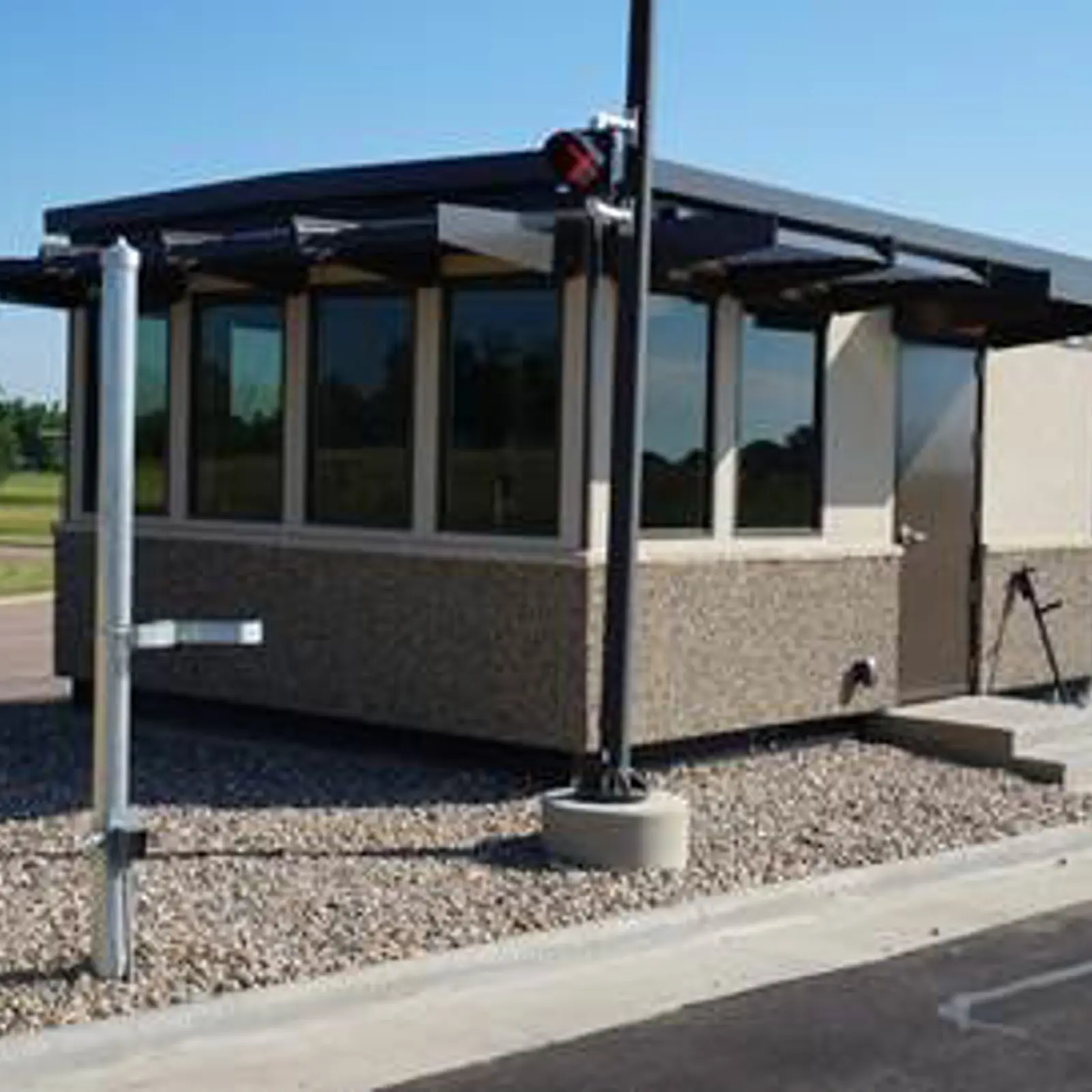 Welded Steel Booth | Steel Framed Buildings | Panel Built