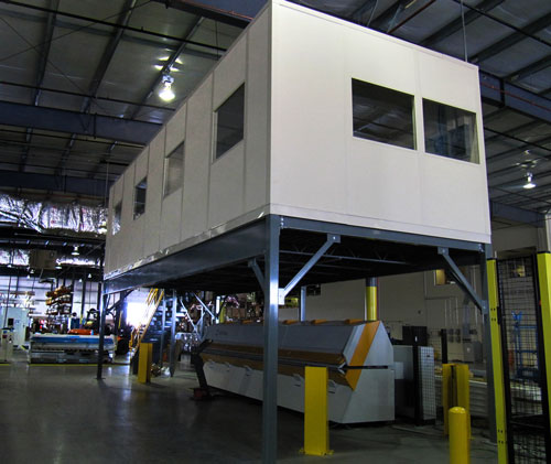 Office on a Mezzanine | Mezzanine Offices | Panel Built