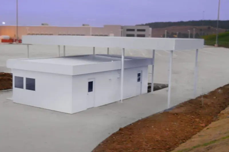 Metal Canopy System | Prefabricated Steel Canopy | Panel Built