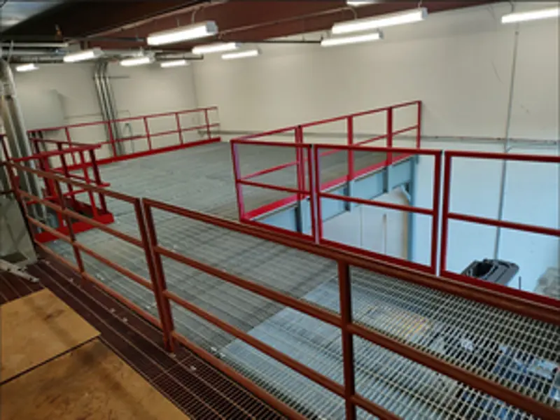 Steel Mezzanine Gallery | Panel Built