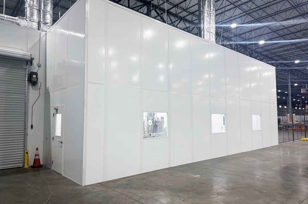 Modular Equipment Enclosure | Industrial Warehouse Room