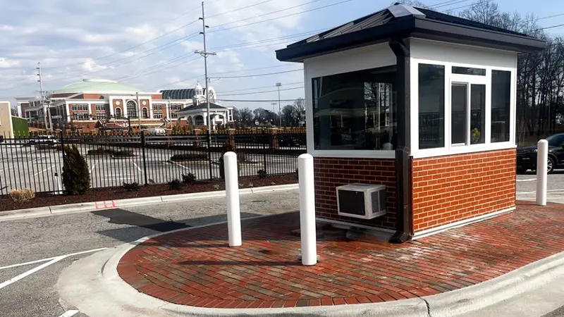 6' x 8' Custom Security Booth | Panel Built
