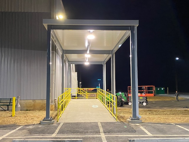 Warehouse Loading Dock Canopies | Panel Built