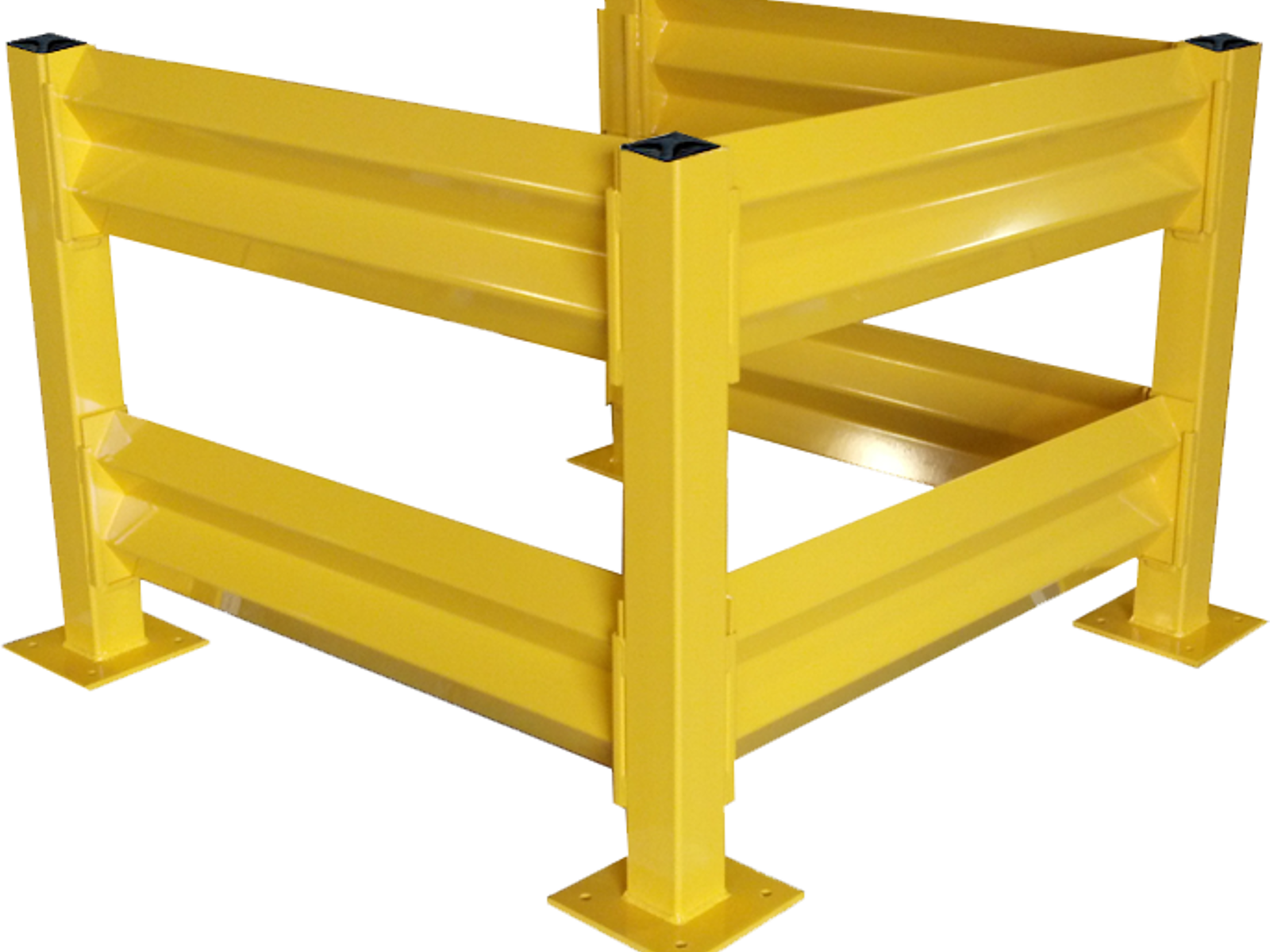 Barrier Rail & Forklift Guard Rails for Warehouse Safety | Panel Built
