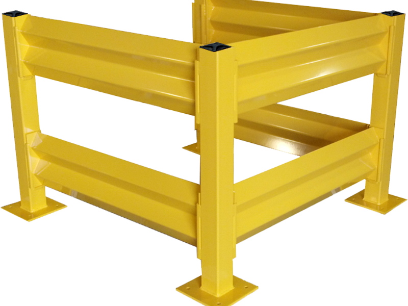 Barrier Rail & Forklift Guard Rails for Warehouse Safety | Panel Built