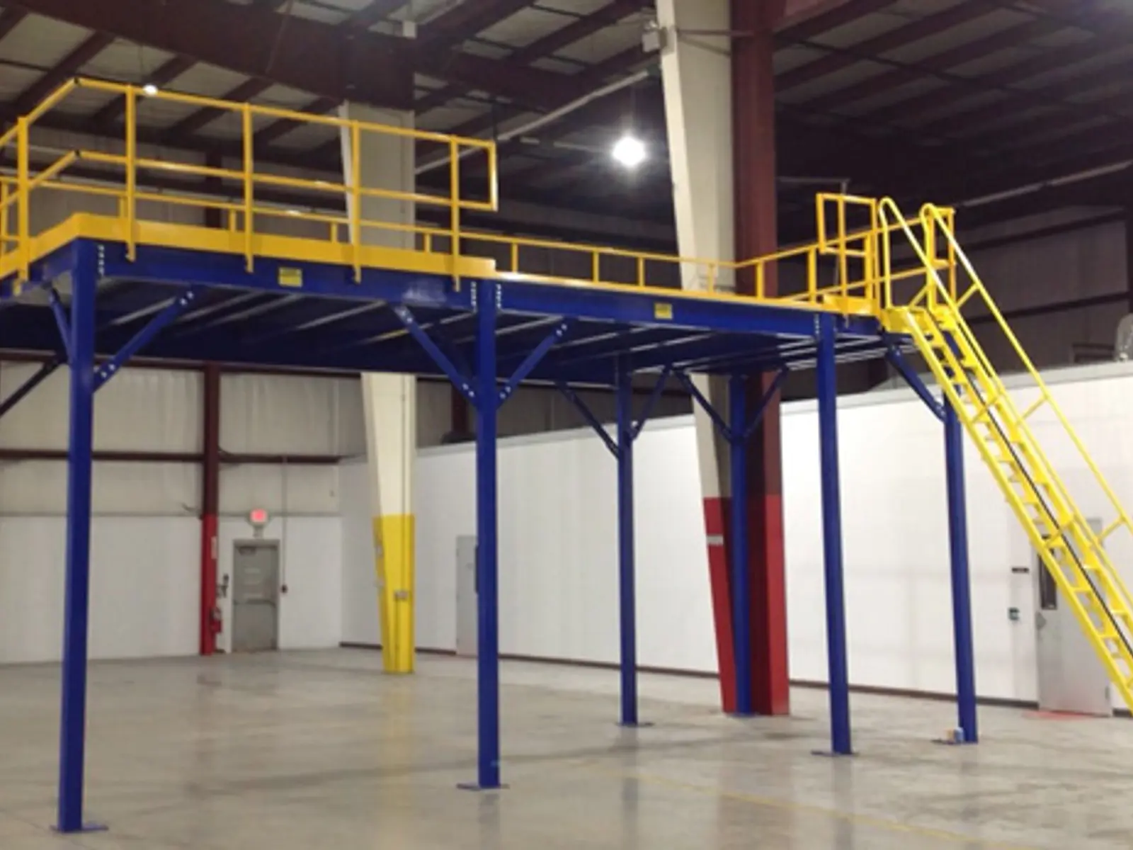 Steel Mezzanine Gallery | Panel Built