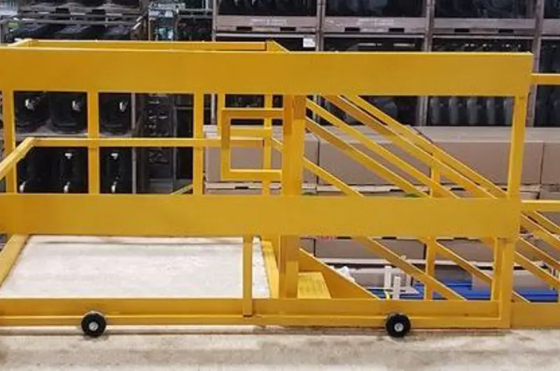 Mezzanine Gate | Mezzanine Railing | Industrial Safety Gates | Panel Built