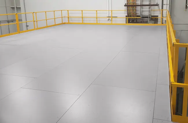 Mezzanine Deck Options | ResinDek, Steel Bar Grating, & More | Panel Built