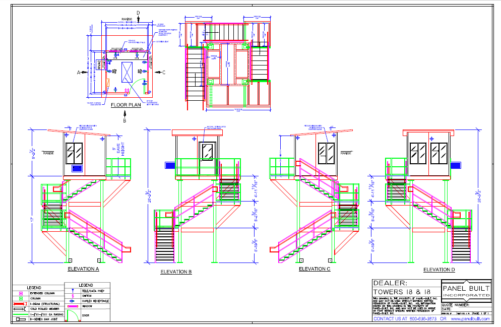 Prefab Observation Tower | Range & Military Tower | Panel Built
