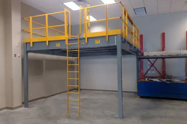 Equipment Platform | Galvanized Steel Metal Platform | Panel Built