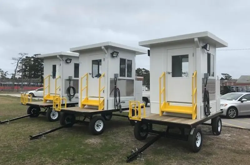 Portable Guard Shacks & Mobile Security Booths | Panel Built