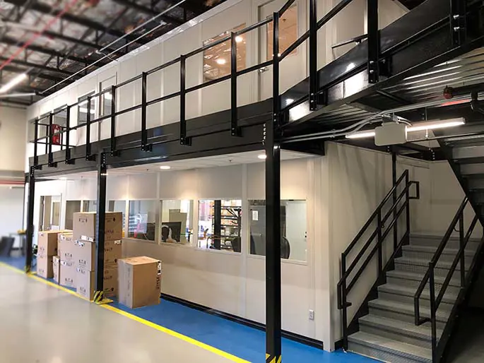 Modular Offices & Mezzanines for Warehousing & Distribution | Panel Built