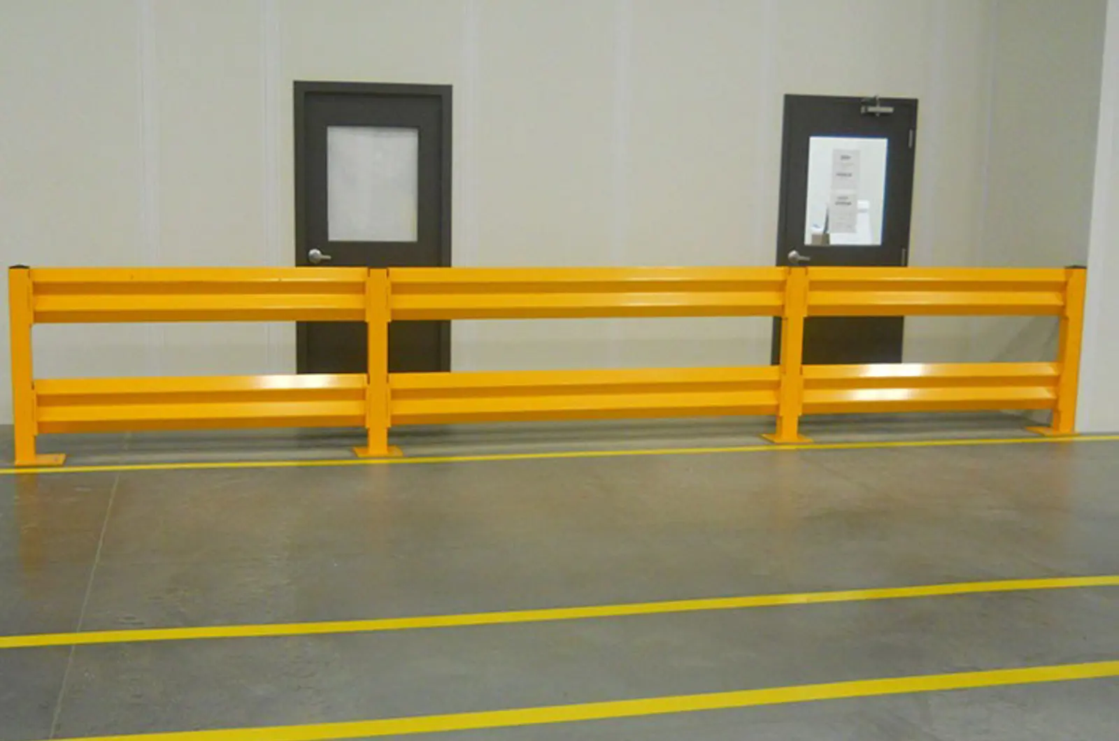 Barrier Rail & Forklift Guard Rails for Warehouse Safety | Panel Built