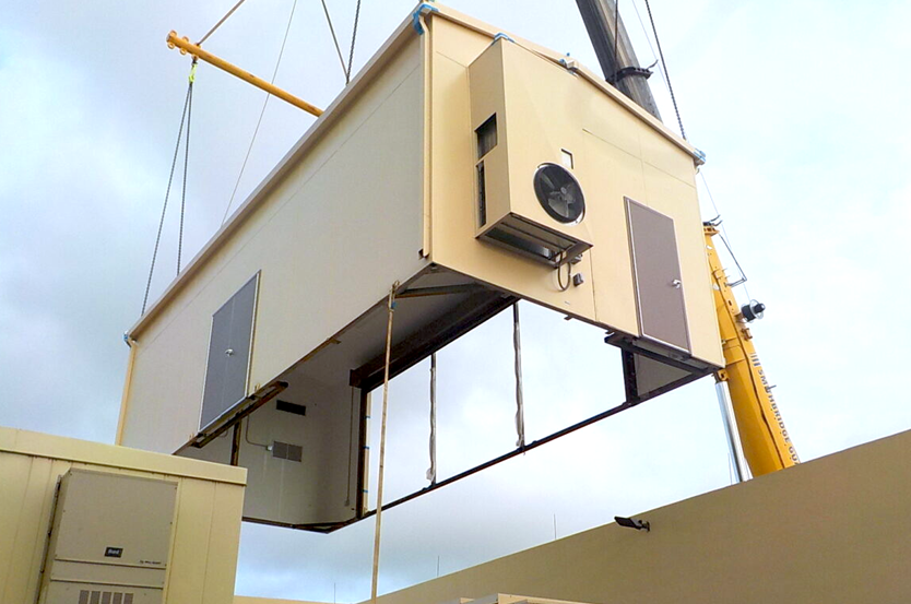 16' x 37' Welded Substation Enclosure | Panel Built