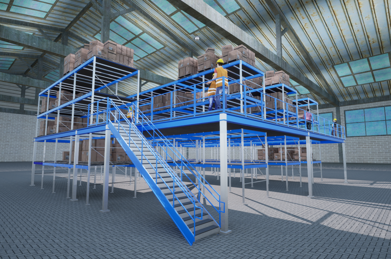 Industrial Racking Mezzanines | Panel Built