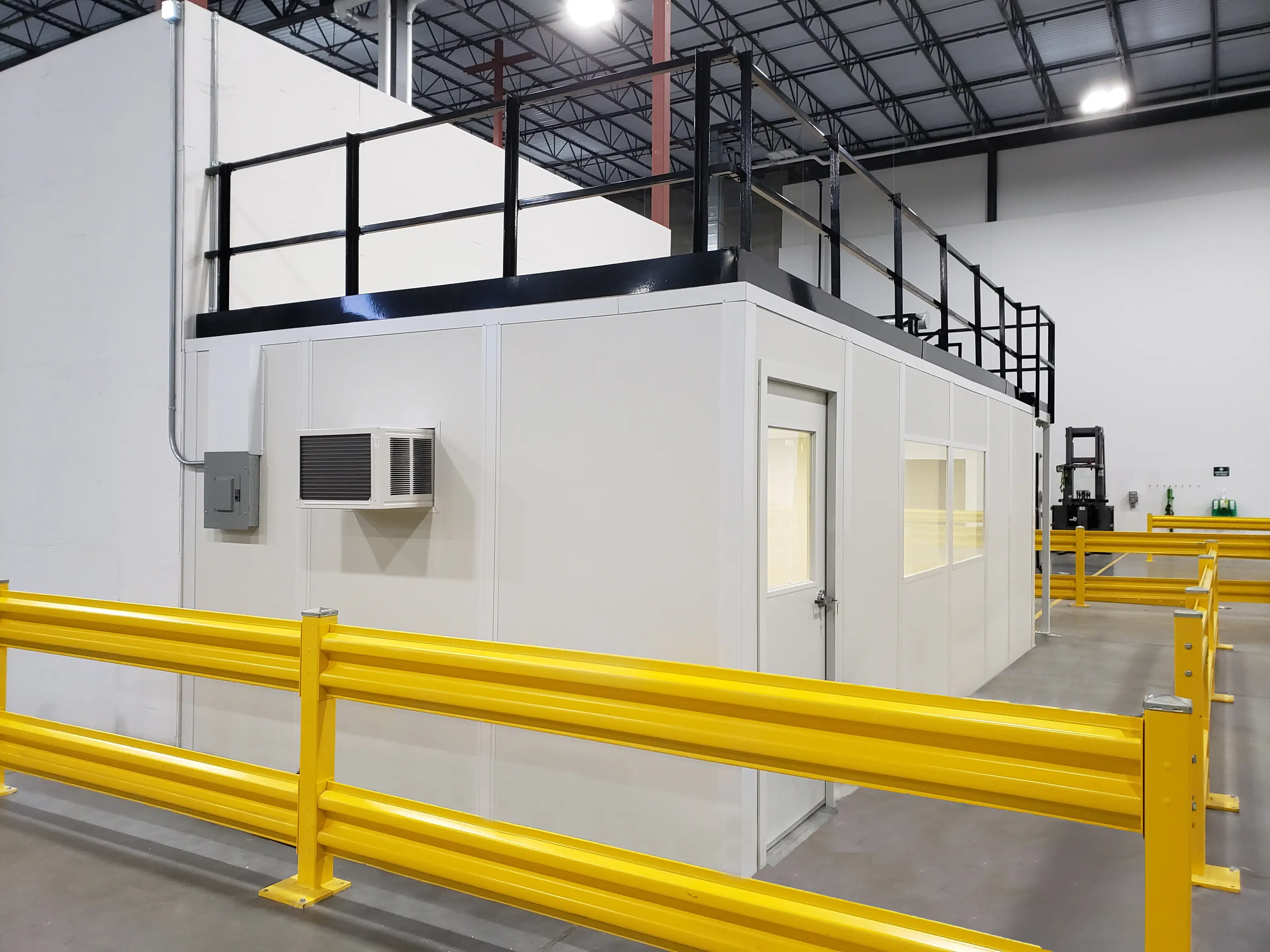 Mezzanine Office | Custom Offices on Mezzanine | Panel Built