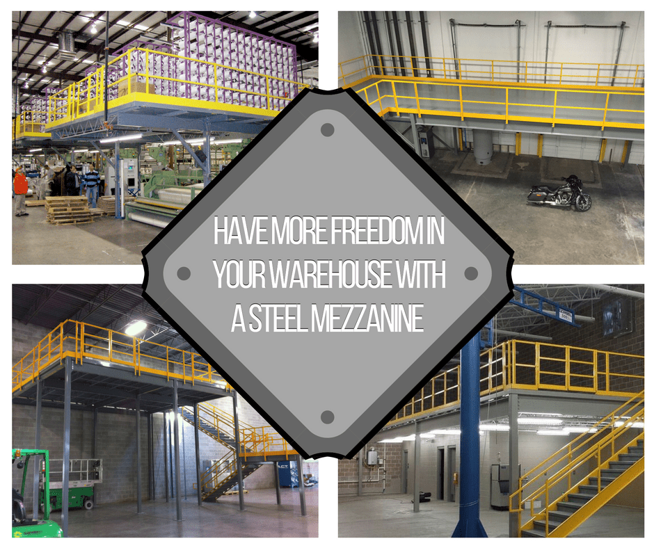 Have More Freedom in your Warehouse with a Steel Mezzanine | Panel Built