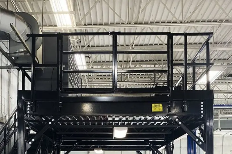 Mezzanine Gate | Mezzanine Railing | Industrial Safety Gates | Panel Built