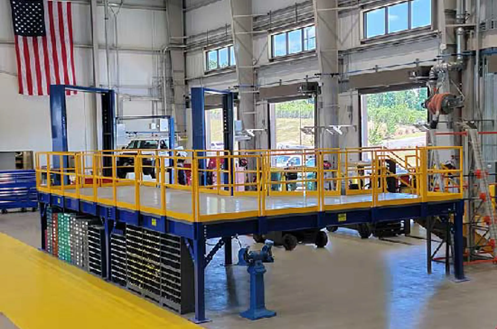 Warehouse Storage Platform | Storage Platforms | Panel Built