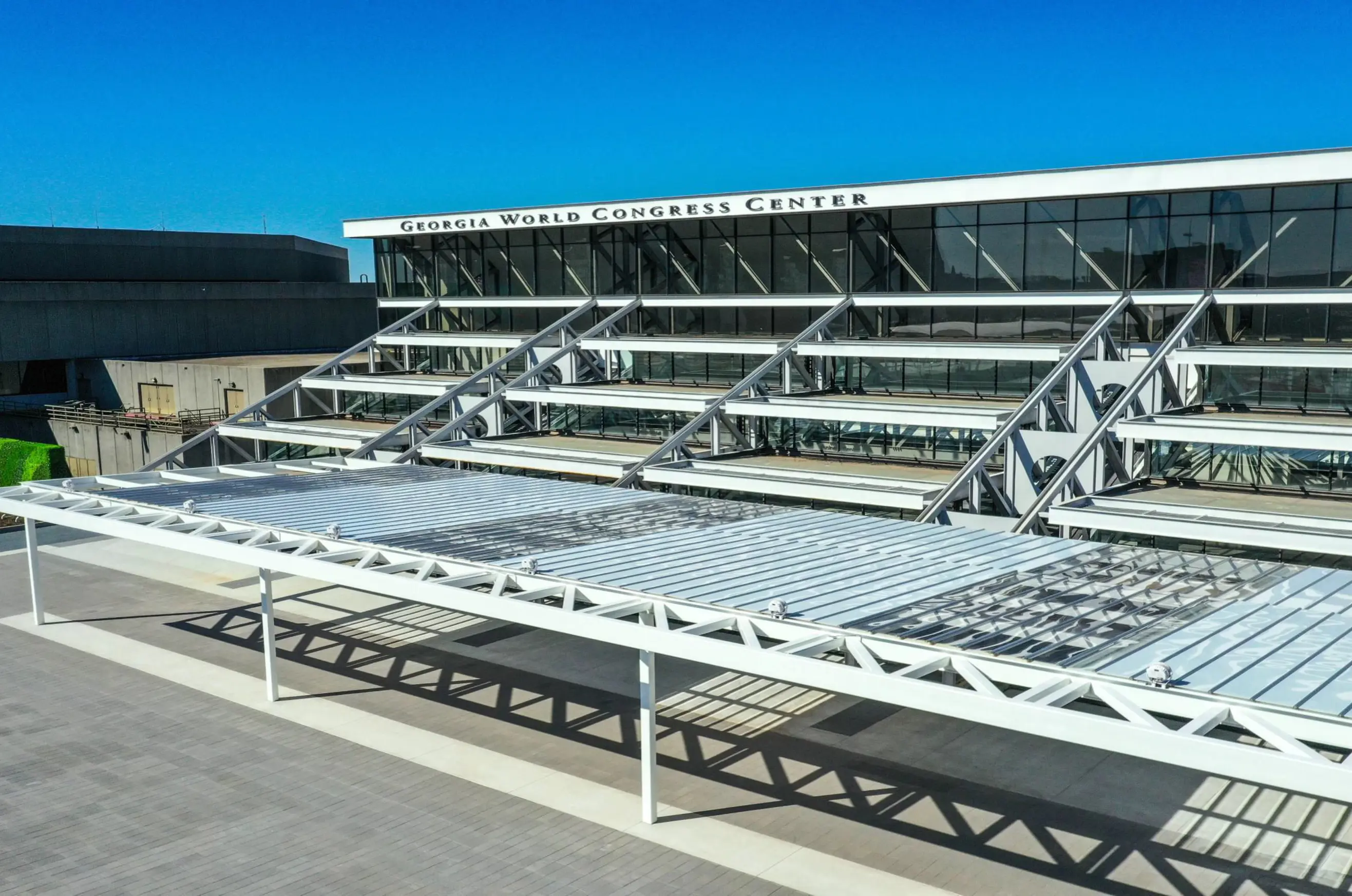 Steel Canopy for Georgia World Congress Center | Panel Built