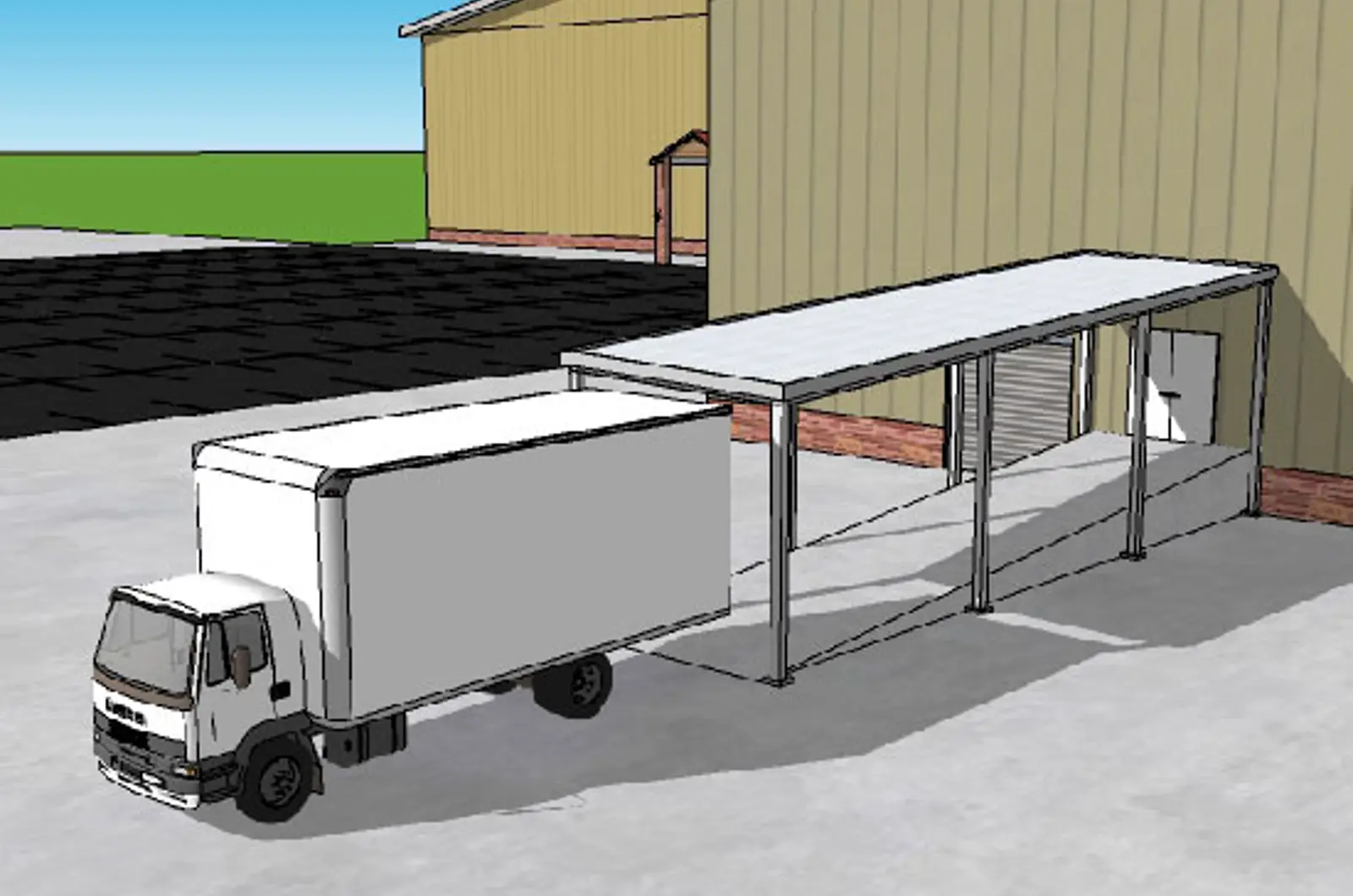 Loading Dock Canopies | Panel Built