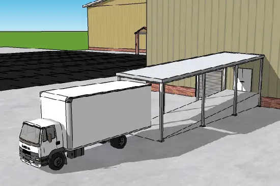 Loading Dock Canopies | Panel Built
