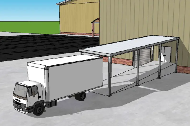 Loading Dock Canopies | Panel Built